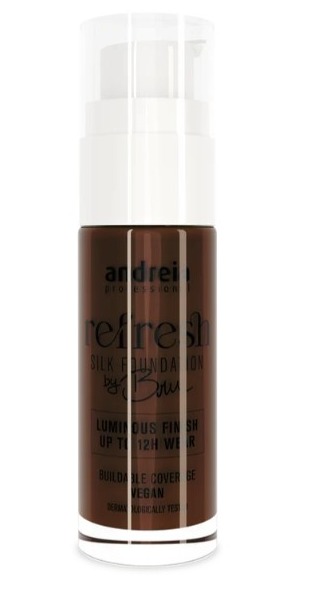 Andreia – Refresh Silk Foundation by Bru 10 Ganache - A Lojinha da Mariana